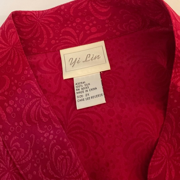 Yi Lin | Tops | Womens Vintage Yi Lin Chinese Style Tunic Top | Poshmark